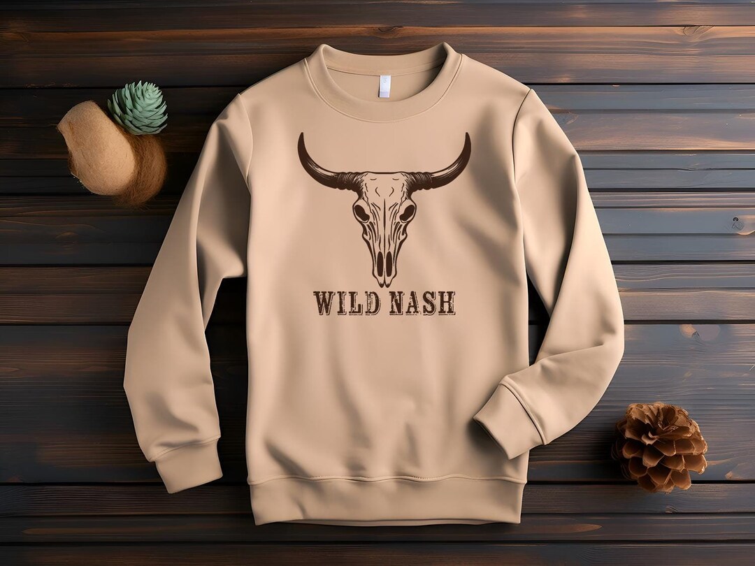 Wild Nash Western-themed Unisex Crewneck Sweatshirt Eco-friendly Soft ...