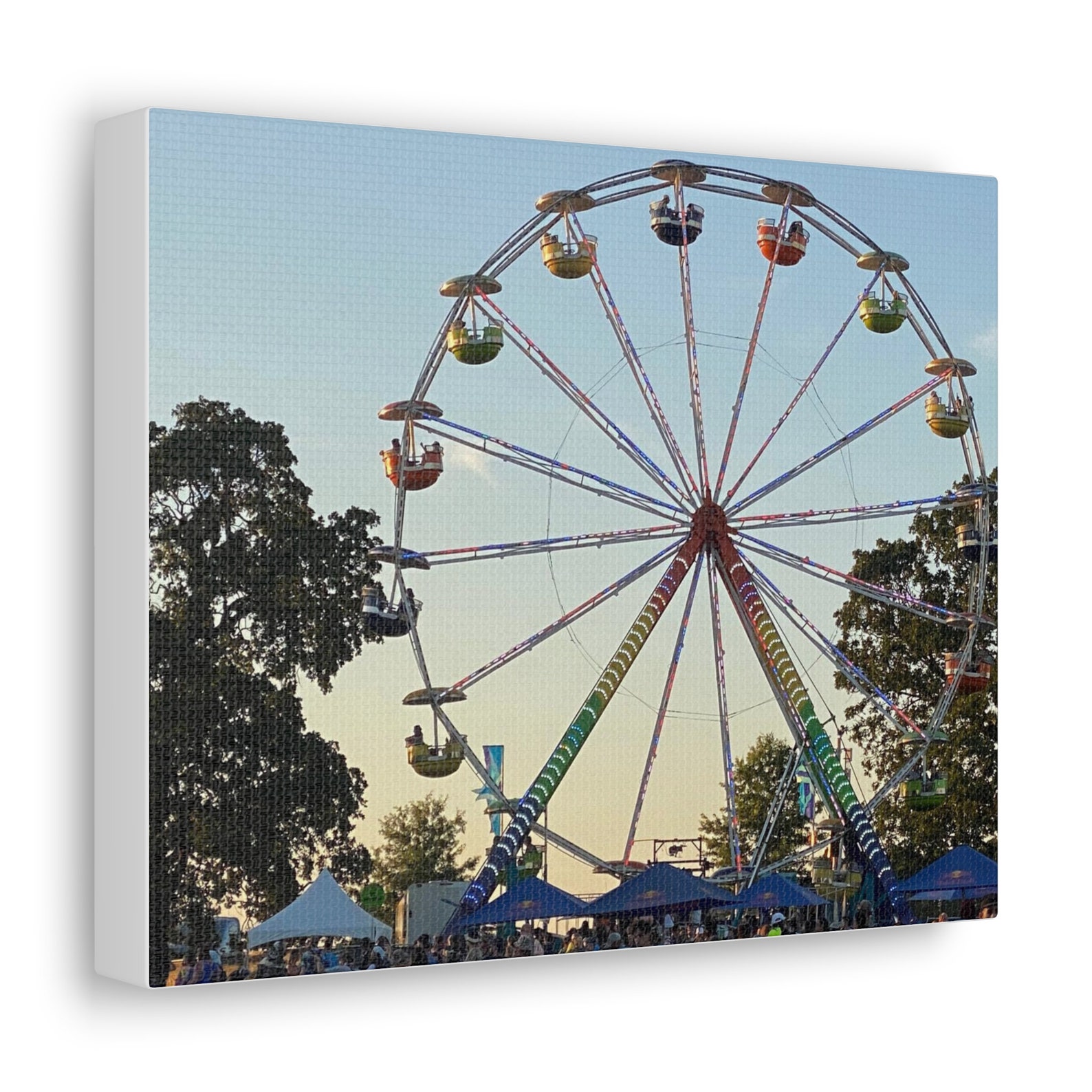 Bonnaroo Wall Art for Living Room the Bonnaroo Ferris Wheel Canvas ...