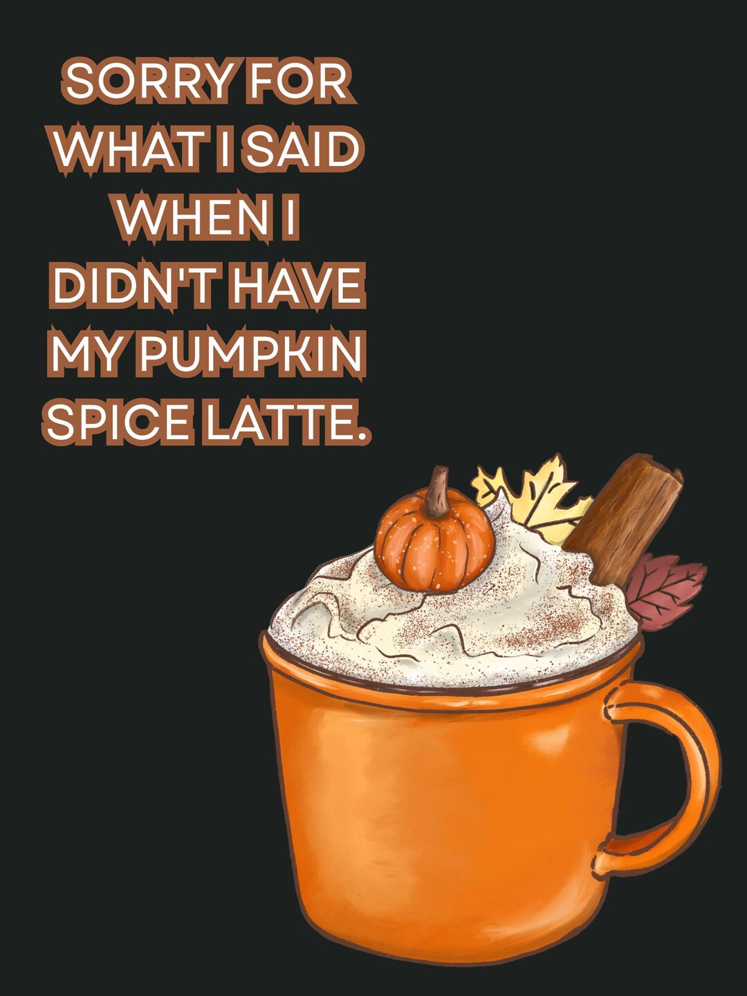 Fall/halloween Poster - Etsy