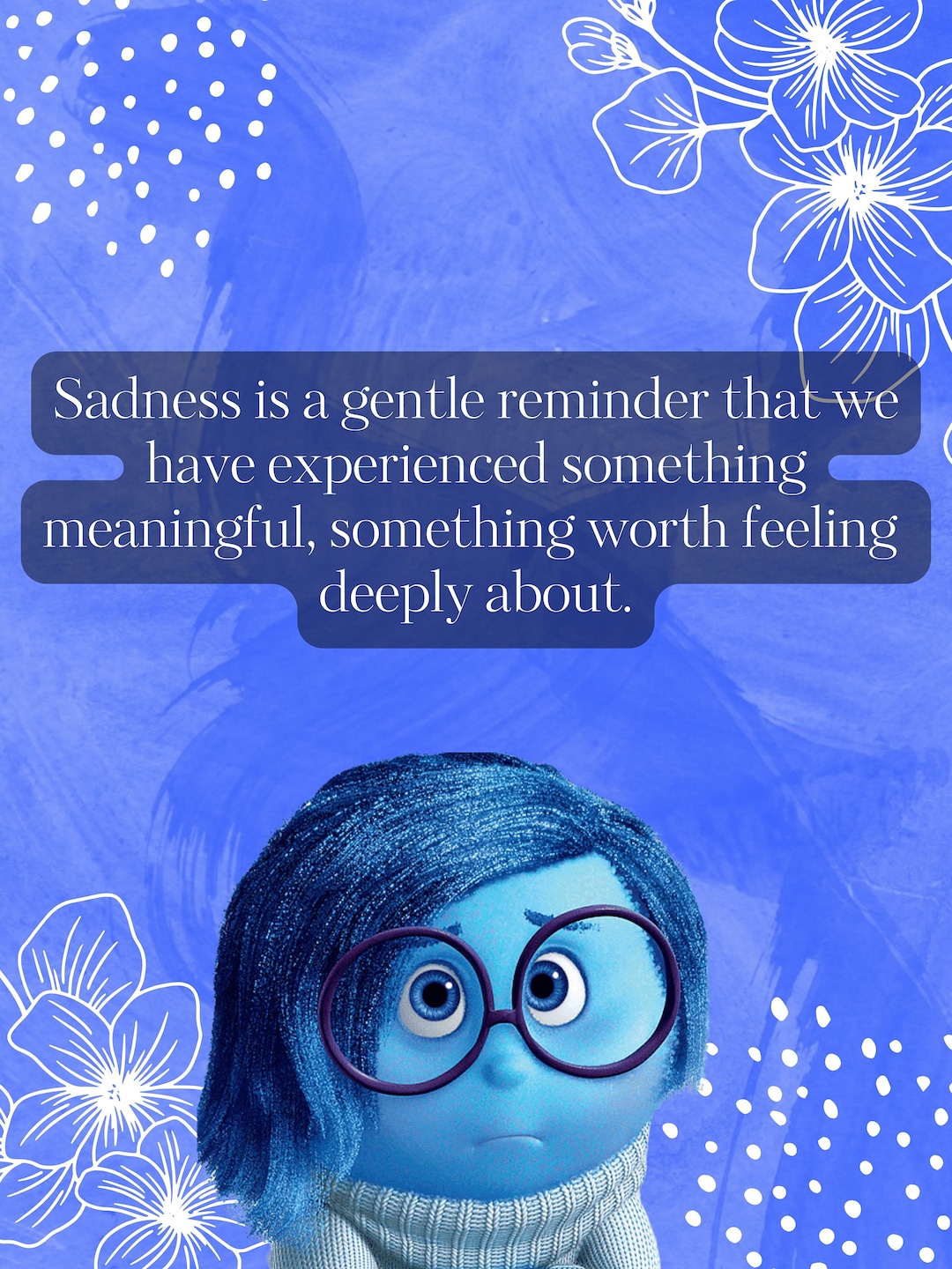 Inside Out Sadness Poster - Etsy