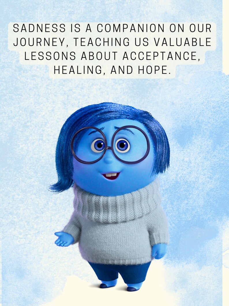Inside Out Sadness Poster - Etsy