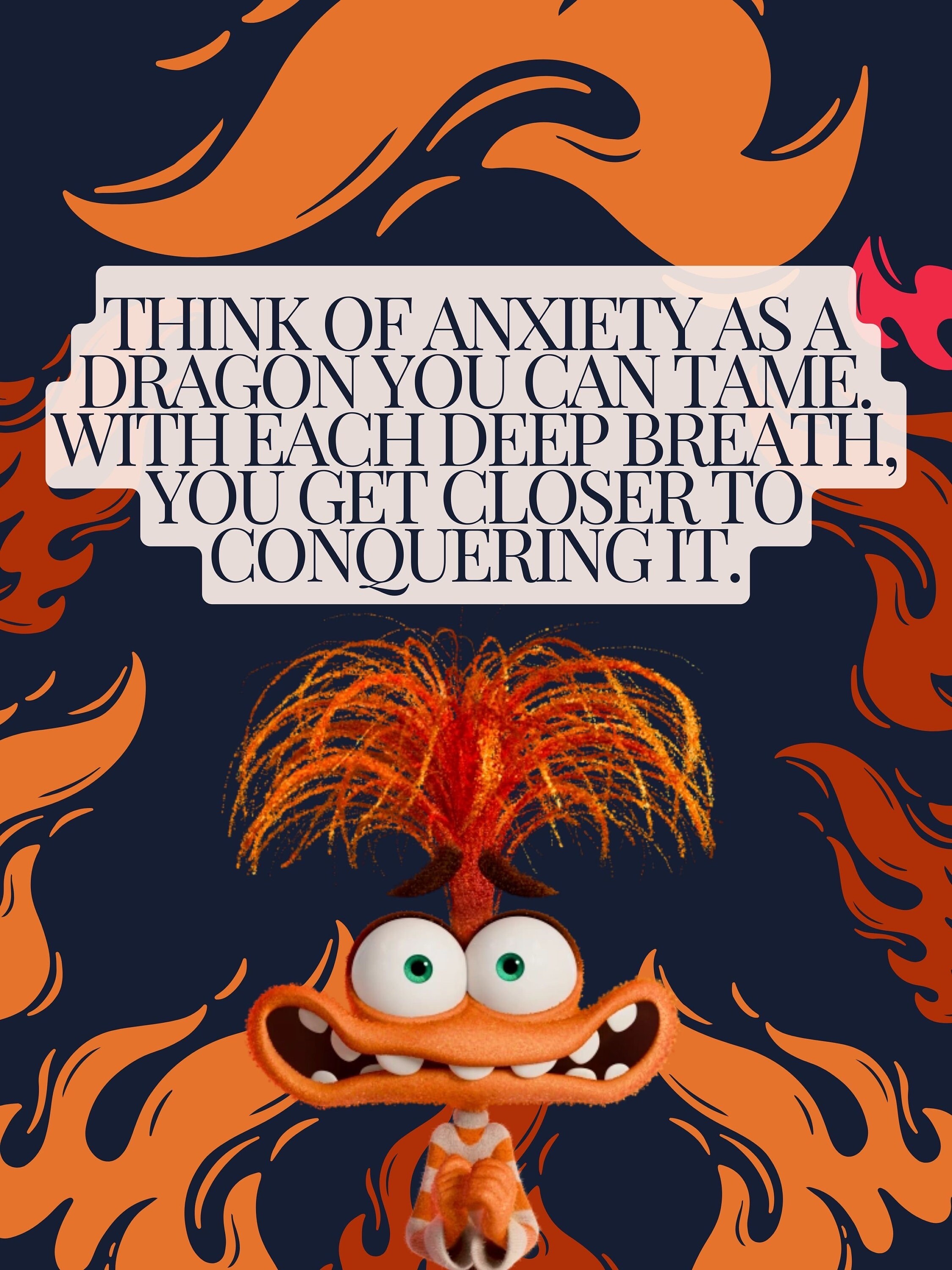 Inside Out Anxiety Poster - Etsy
