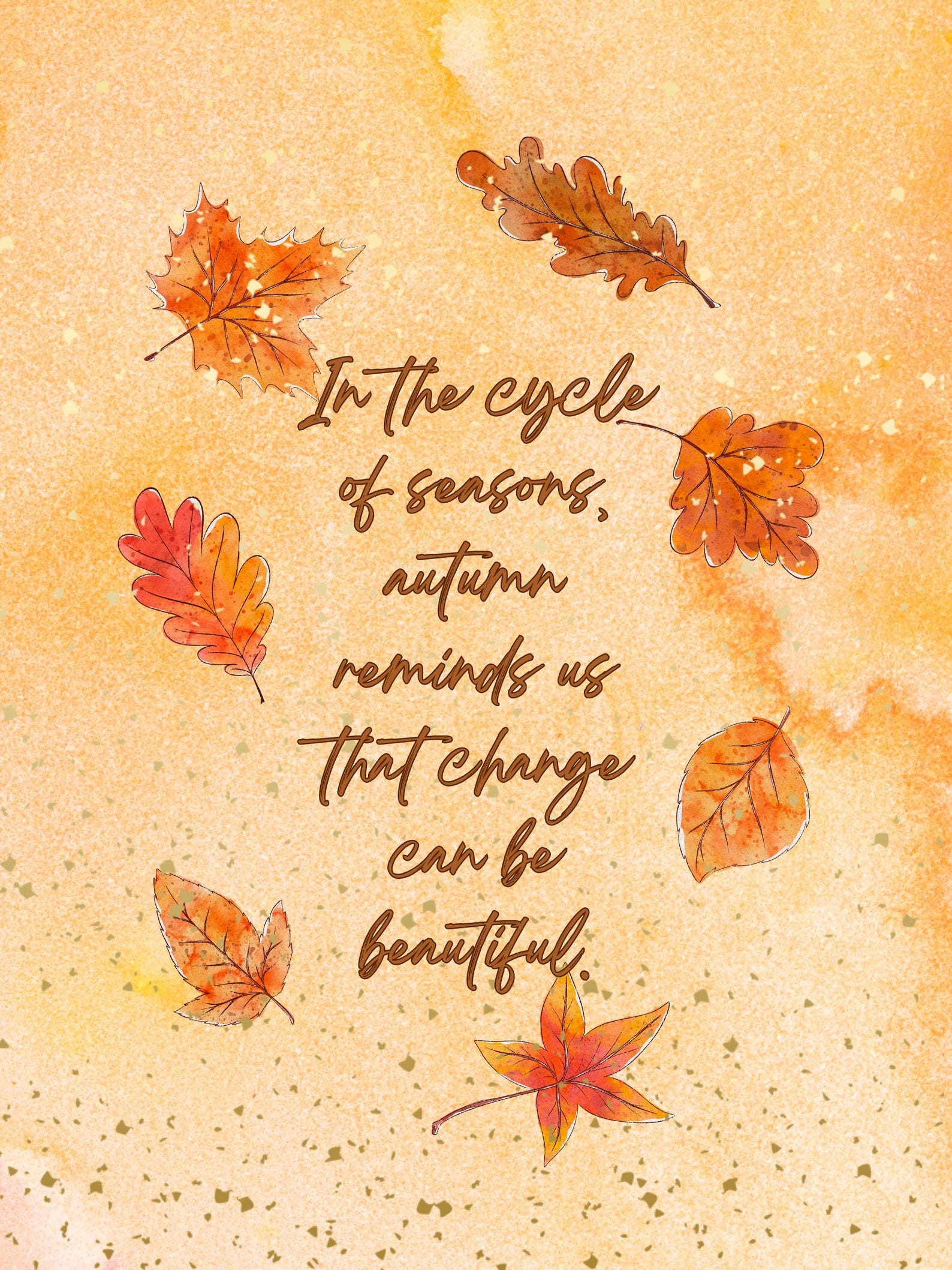 Fall/halloween Poster - Etsy