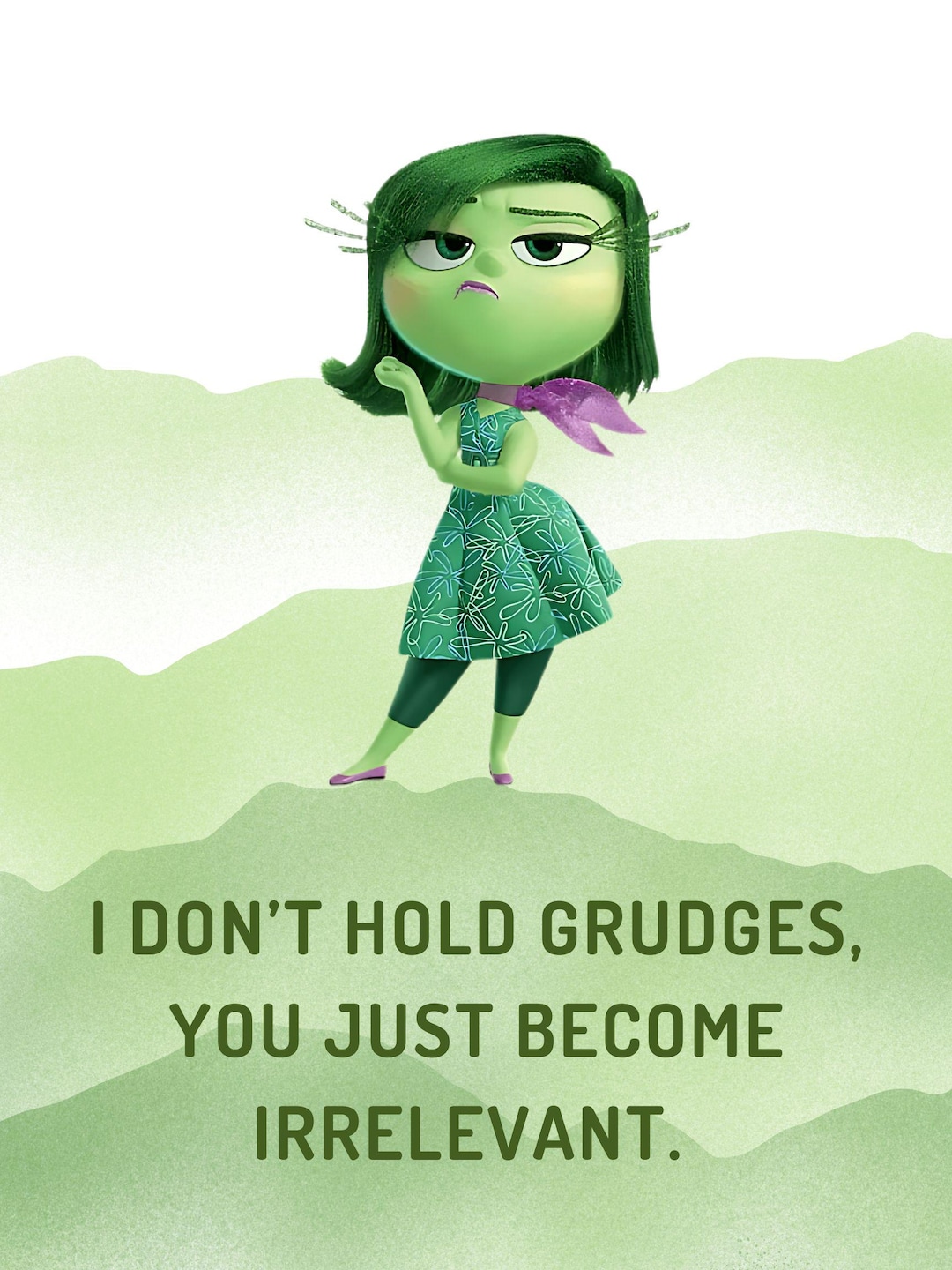 Inside Out Disgust Poster - Etsy