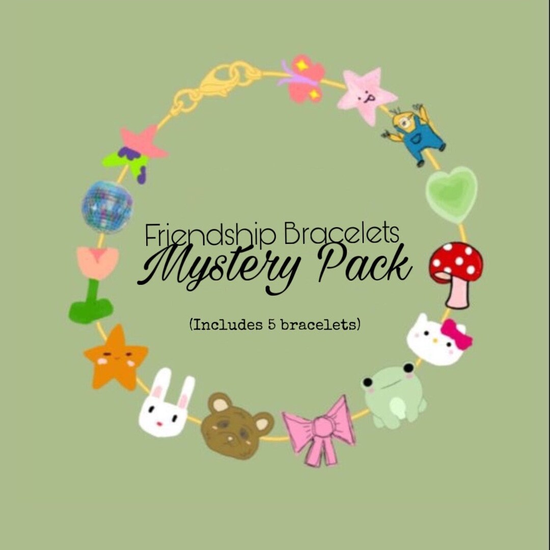 Mystery Friendship Bracelets (set of 5) - Etsy