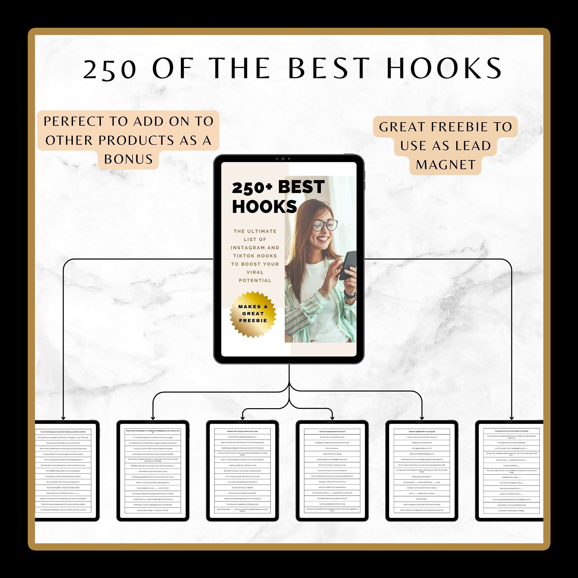 250 Irresistible Hooks for Instagram Reels & Tiktok Videos, With Master ...