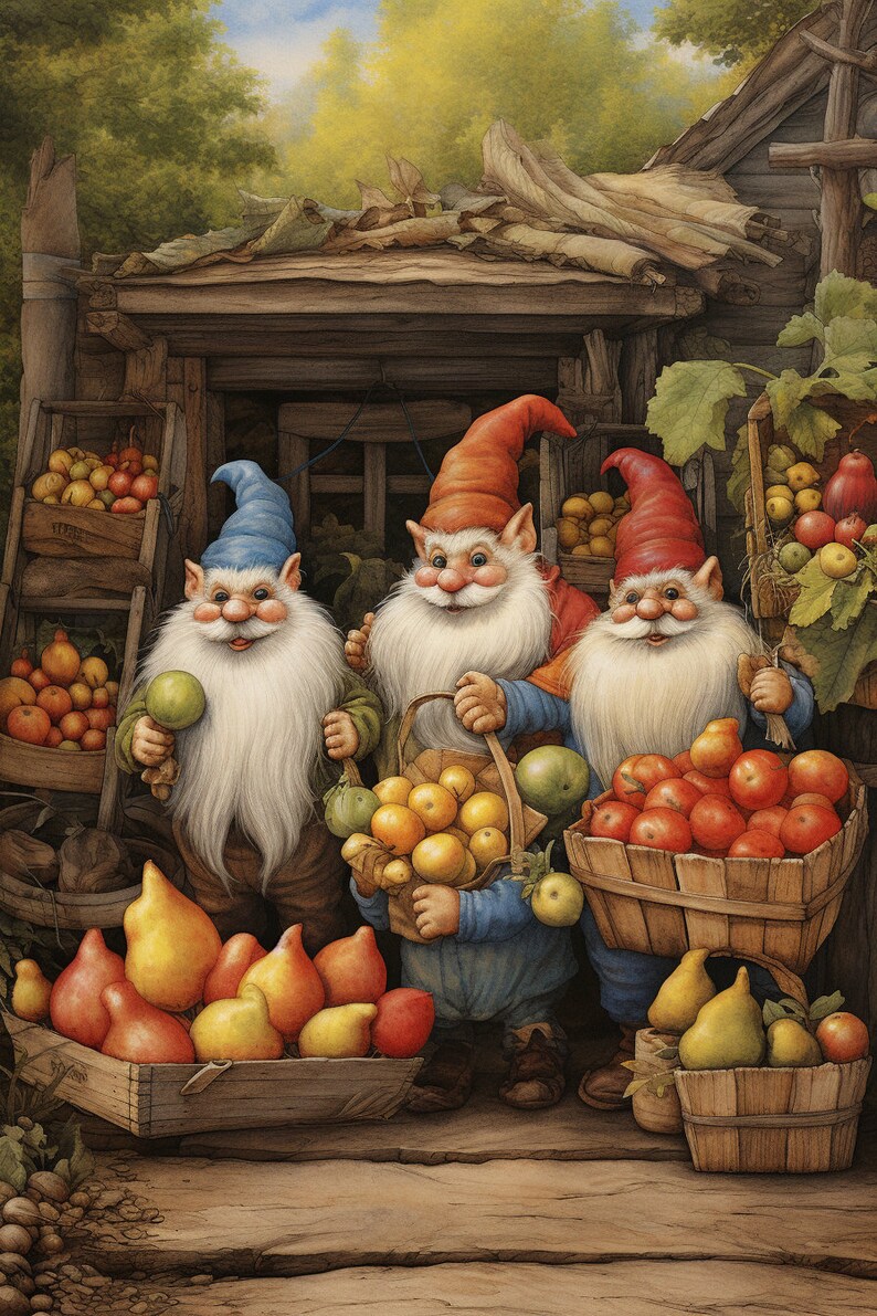 Fun Loving Gnomes- A Coloring Book for ALL Ages - Etsy