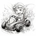 Fairies Driving Race Cars - A Coloring Book for ALL Ages - Etsy