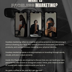 Digital Marketing Playbook: Master Faceless Marketing - Etsy