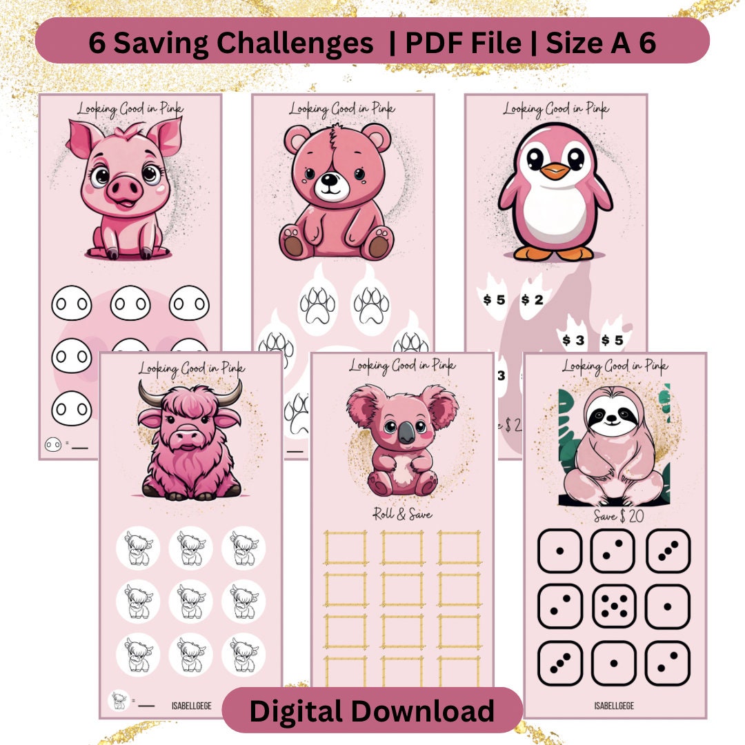 Looking Good in Pink Saving Challenges | Low Income | Mini Challenge ...