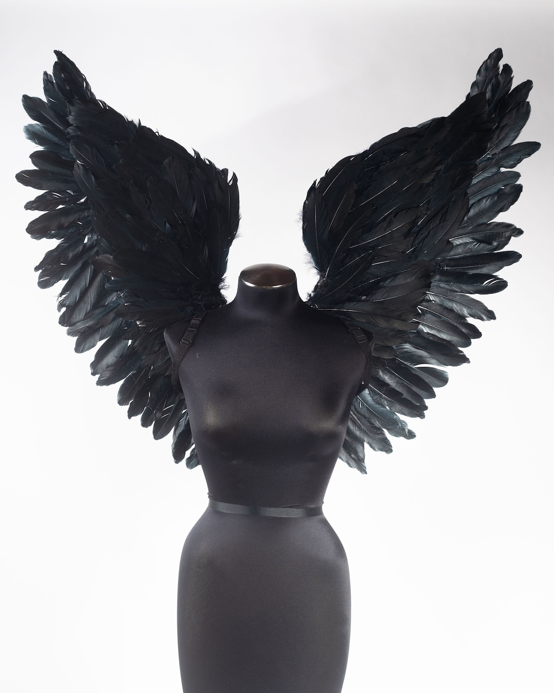Black Goose Feather Angel Wings -victoria's Secret Inspired - Etsy
