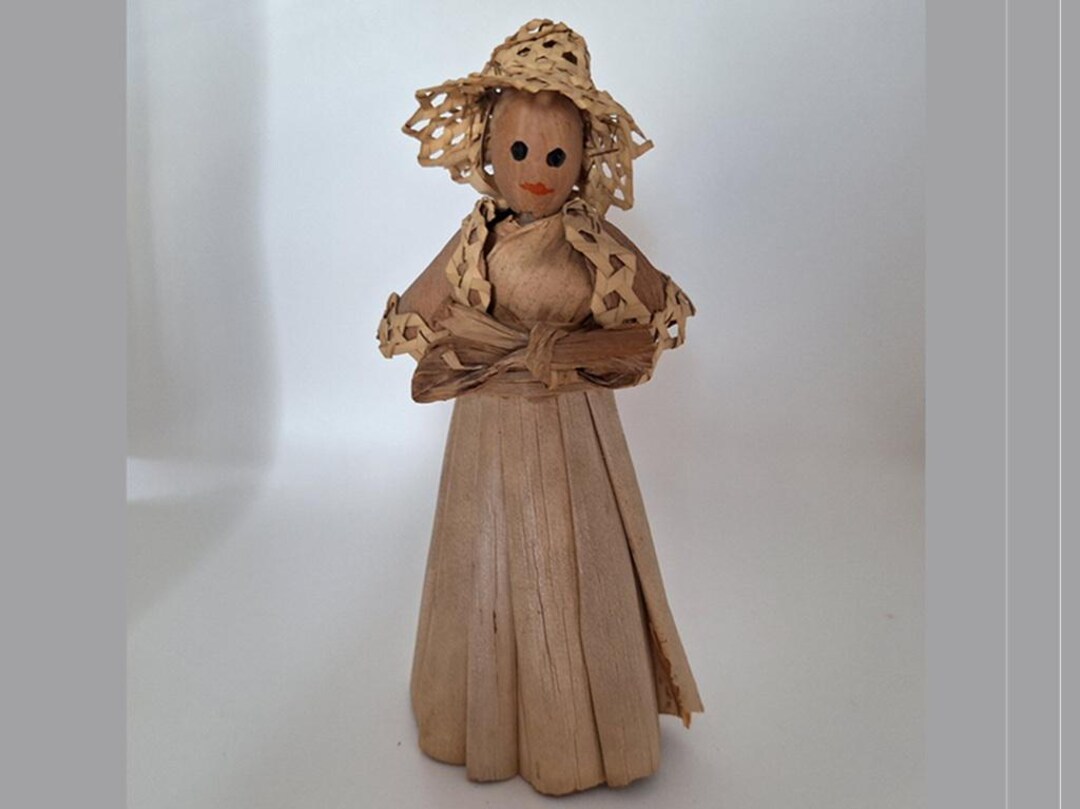 Vintage Marie Gleeson Banana Leaf Doll Souvenir of Bermuda 1950s - Etsy