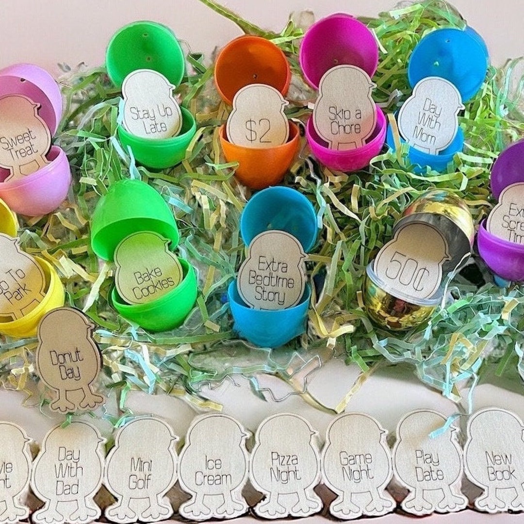 Easter Egg Tokens - Egg Hunt Prizes Set - Fun Easter Tokens for Kids - Etsy