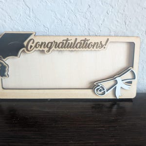 Personalized Wooden Graduation Money Holder: Custom Laser Cut Gift - Etsy