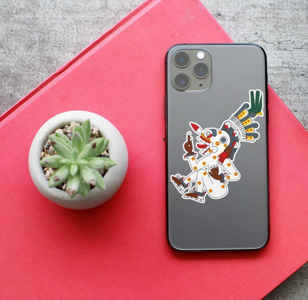 Mictlantecuhtli Aztec Sticker Custom Sticker Personalized Sticker ...