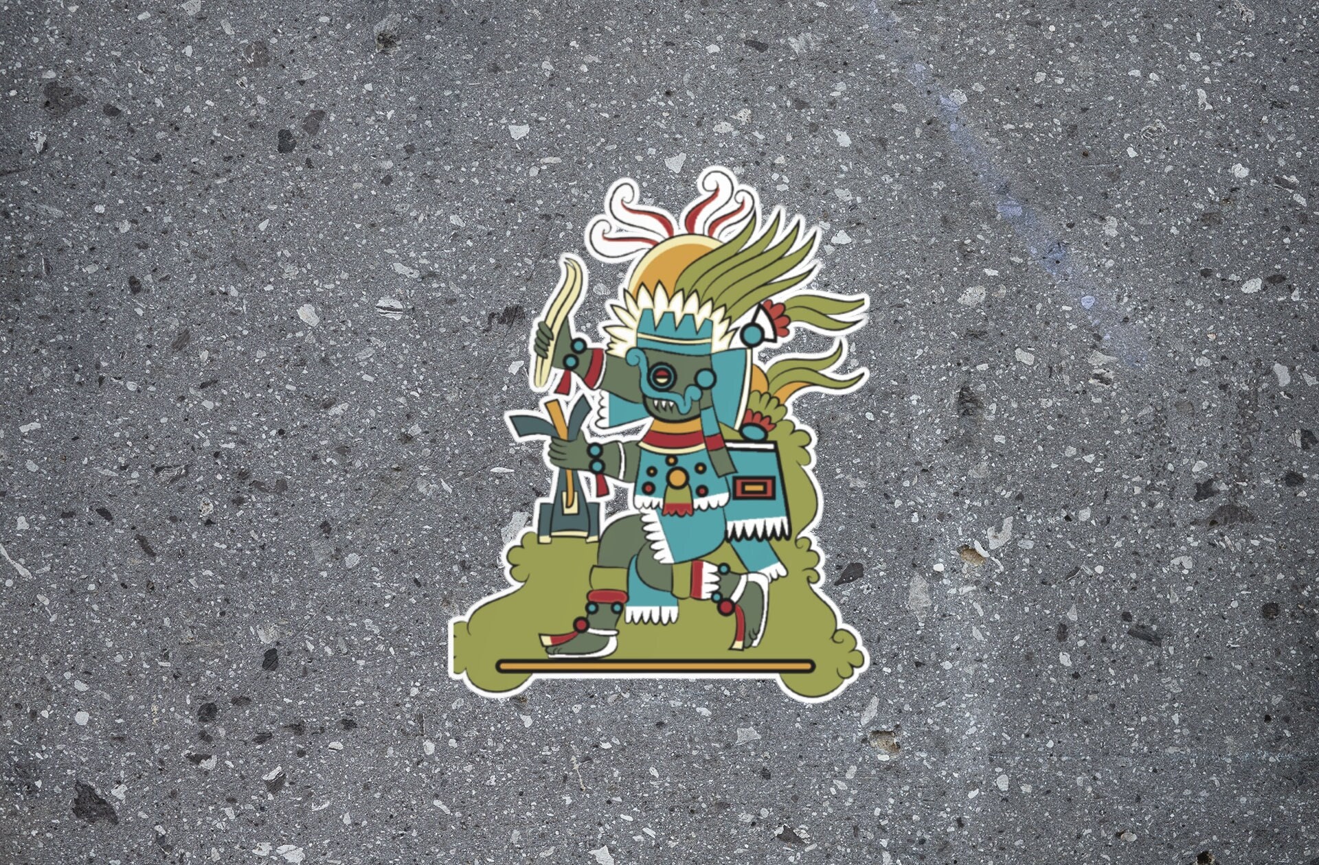 Tlaloc | Aztec | Sticker | Sticker for Phone Cases | Sticker for ...