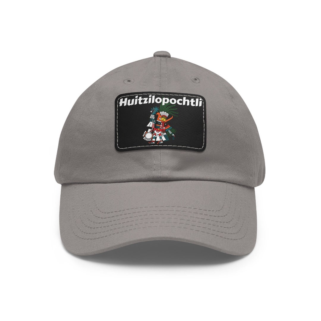 Huitzilopochtli | Dad Hat | Aztec Inspired | Custom Hat | Leather Patch ...