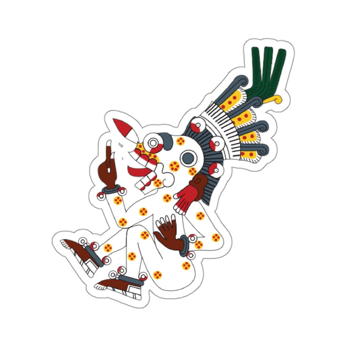 Mictlantecuhtli| Aztec | Sticker | Custom Sticker | Personalized ...