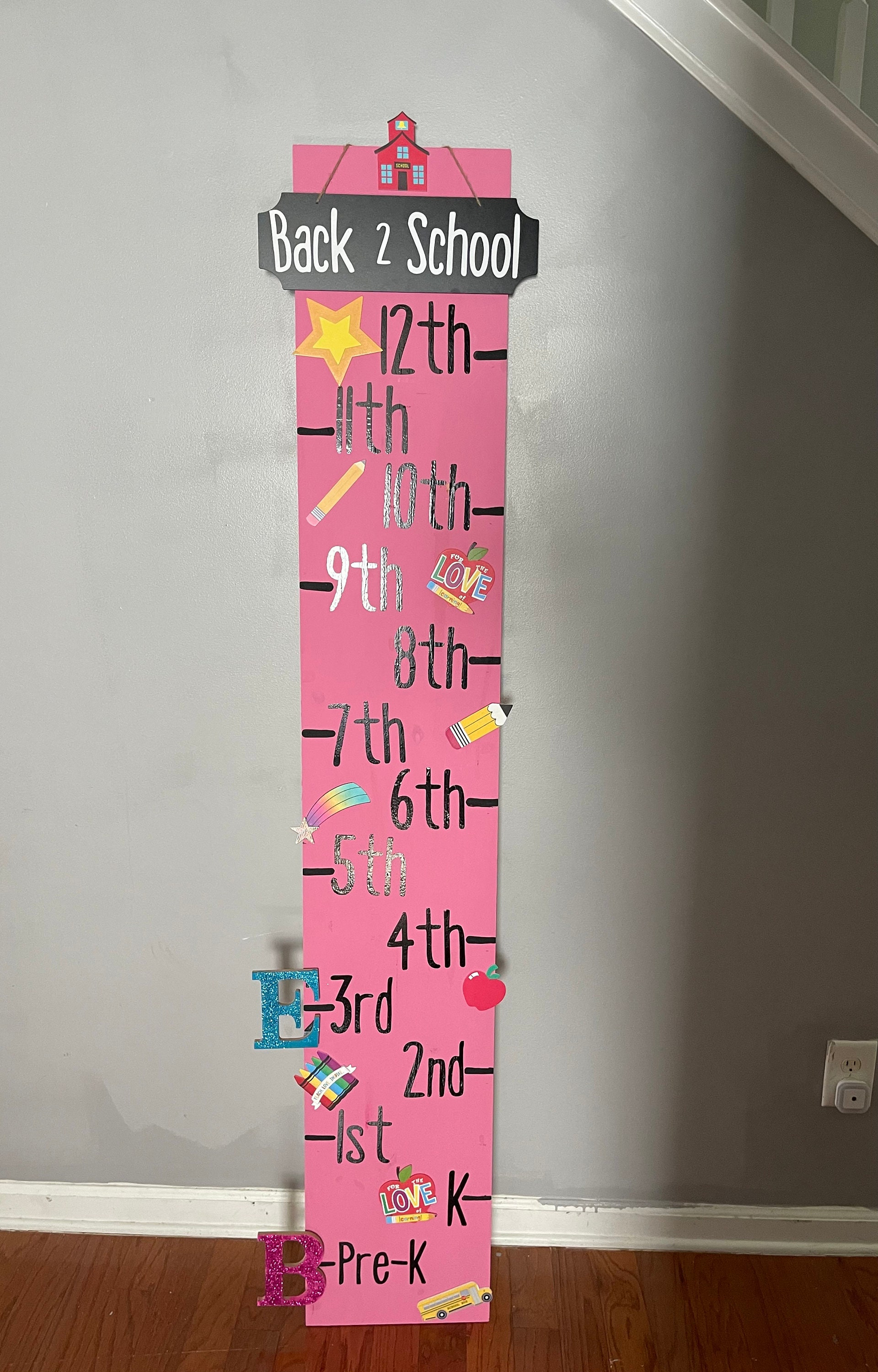 School Year - Grow Board - Etsy