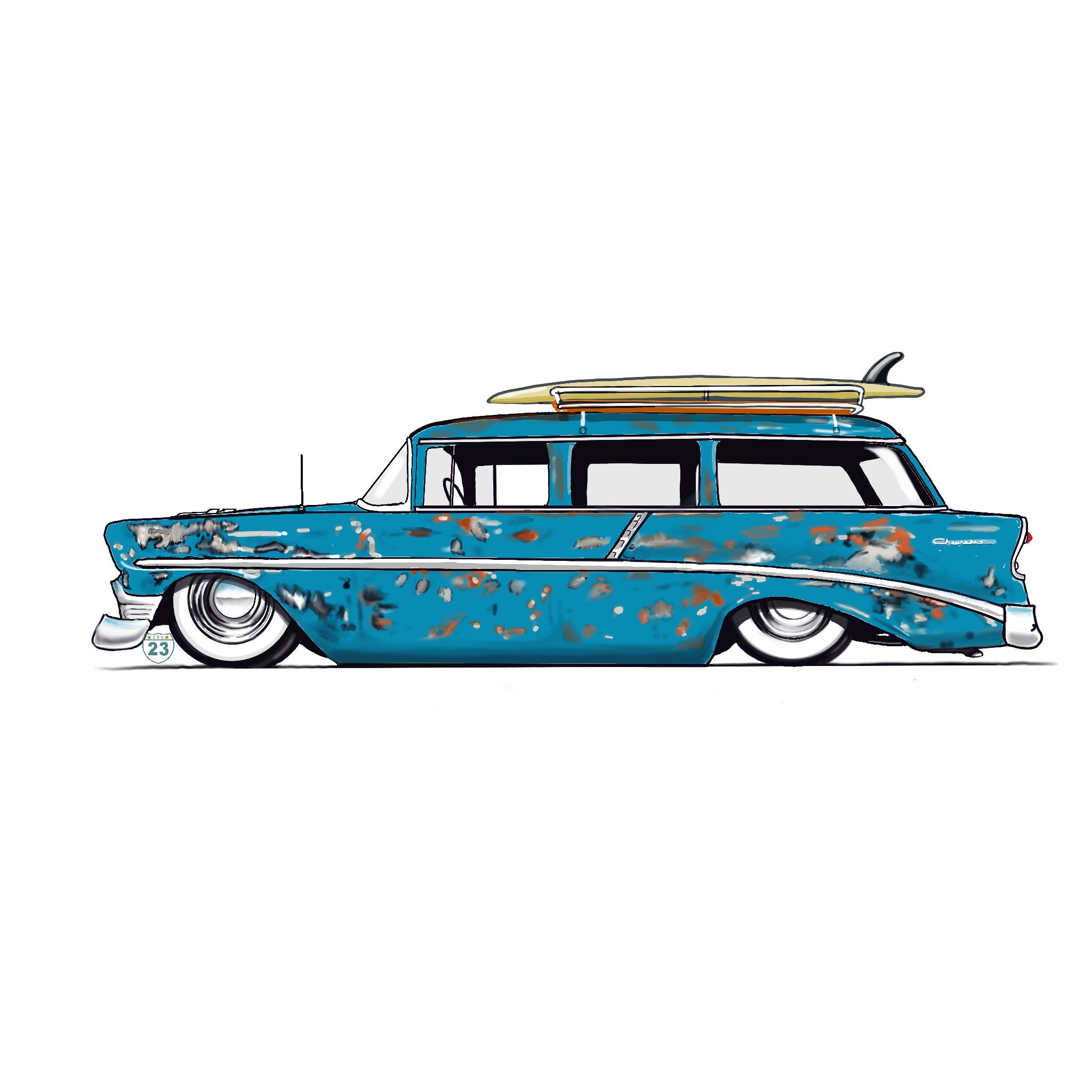 Classic Car Renderings - Etsy