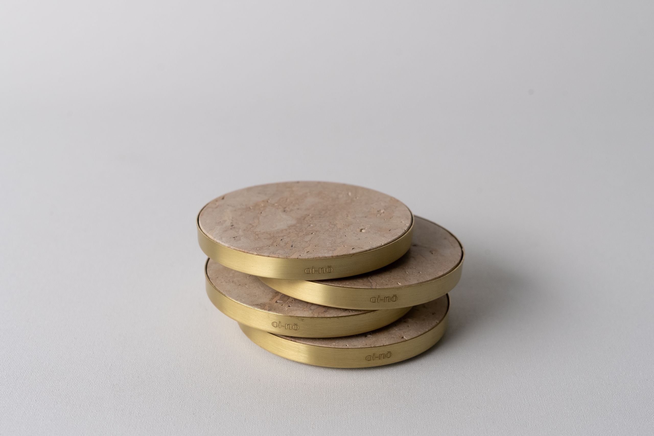 Natural Calacatta Viola Marble Round Coasters 4" (10 Cm) Wide Set ...