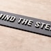 Mind the Step Sign: 3D Wooden Lettering, Hallway Safety Decor - Etsy
