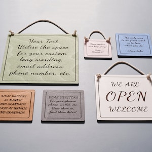 Personalized Wooden Delivery Sign: Please Leave Parcels on Porch - Etsy