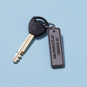 If Found Please Call Keyring | Lost Key ID Tag | If Found Please ...