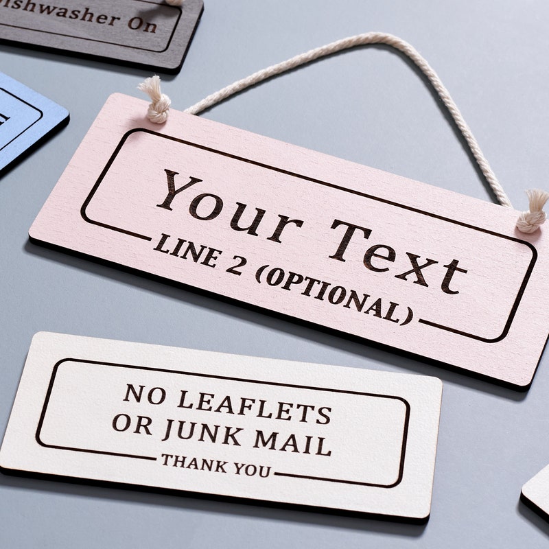 Wooden Room Signs Board - Etsy UK