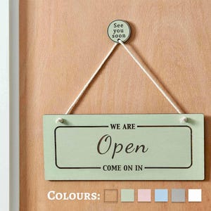 Personalised Open Closed Sign | Shop Sign | Store Sign | Business Open ...