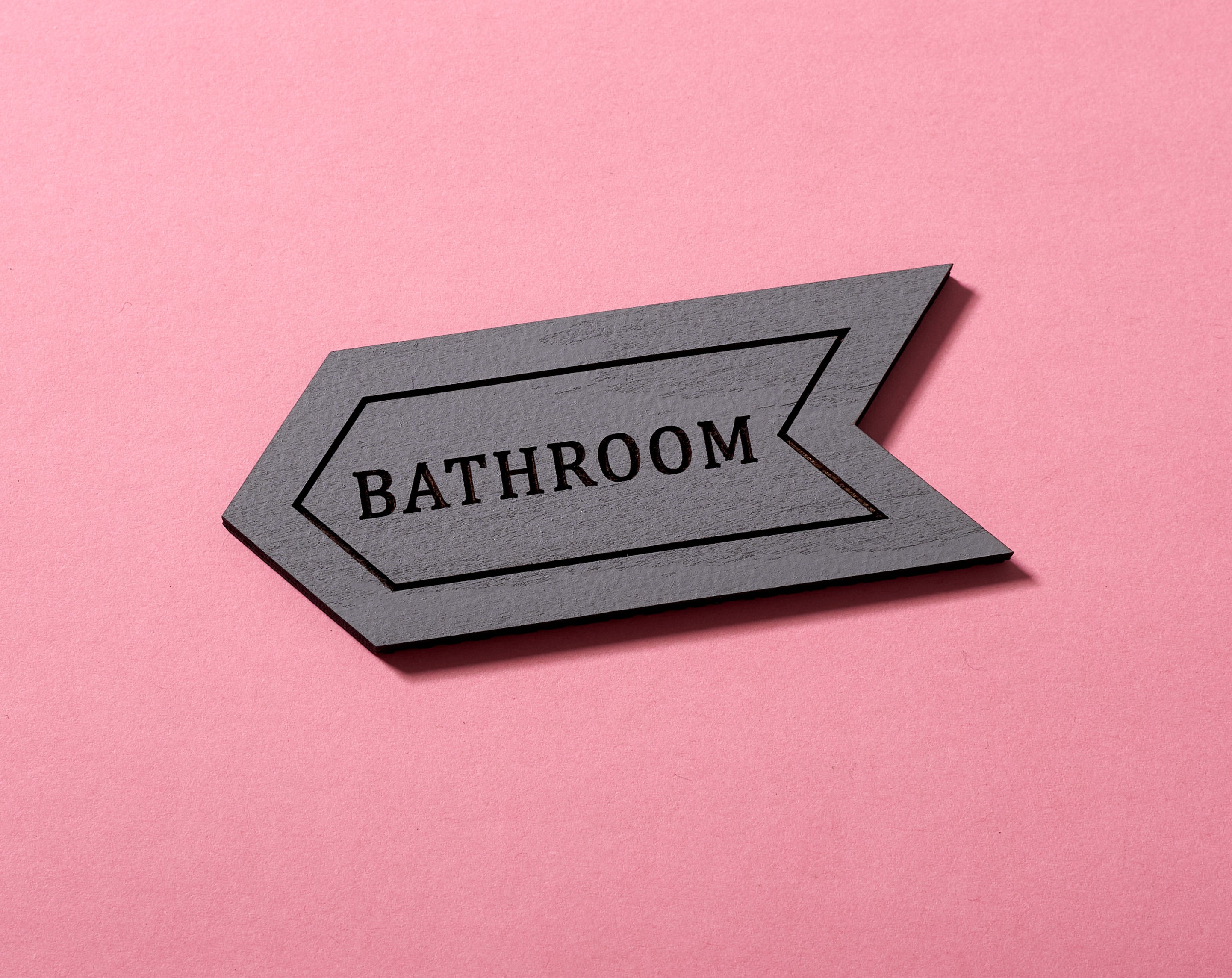 Personalized Wooden Arrow Sign: Engraved Directional Decor - Etsy