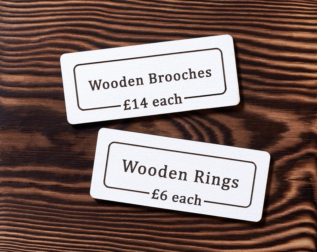 Customisable Price Tag | Retail Price Labels | Craft Fair Cost Tags ...