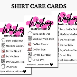 Washing Instructions Care, Clothing Care Instructions, Tshirt Care ...