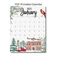 2025 Wall Calendar January Start, 2025 Wall Planner, Annual Planner ...