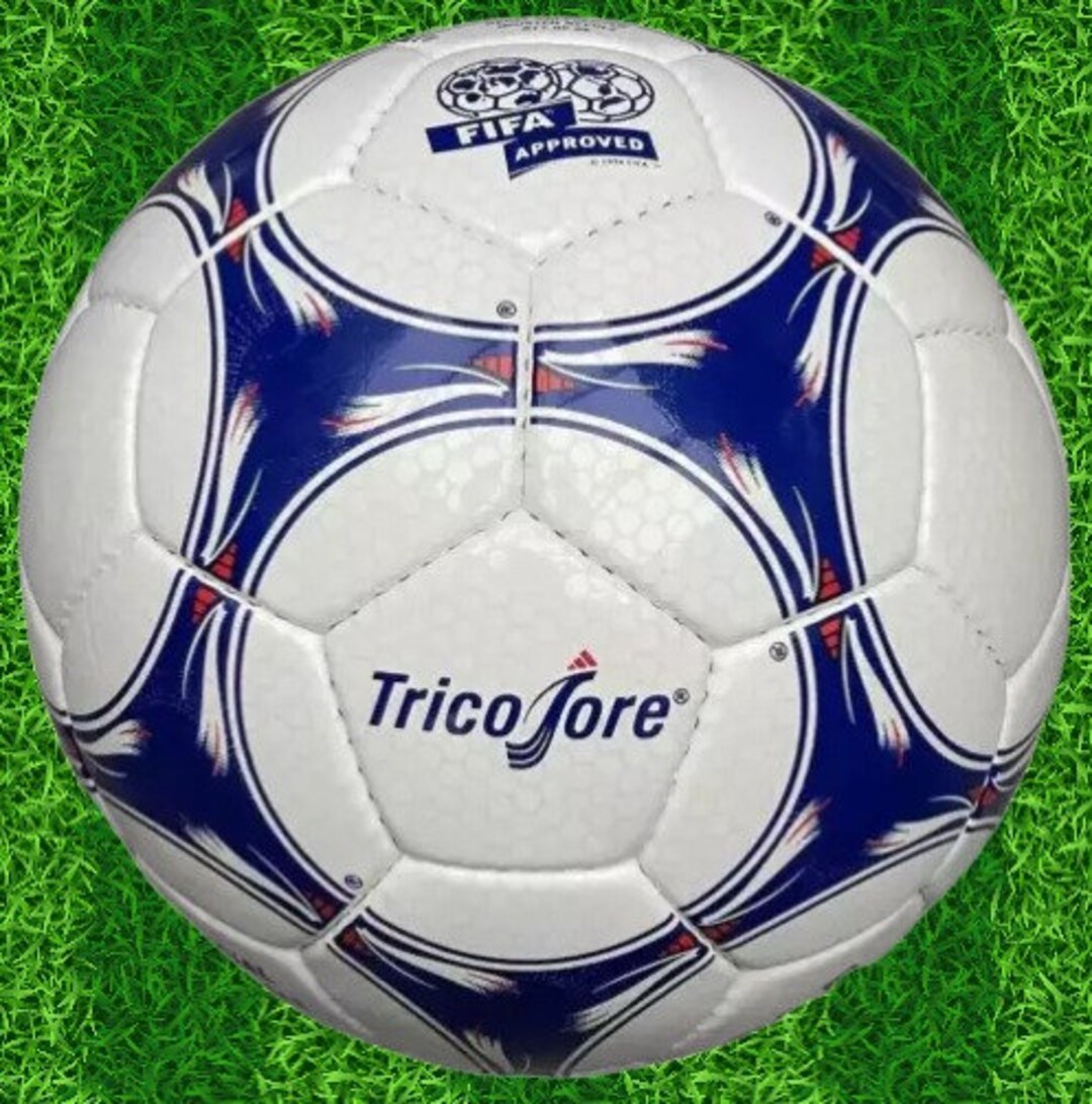 Handmade Tricolore France FIFA World Cup 1998 Soccer Match Ball Size 5 ...
