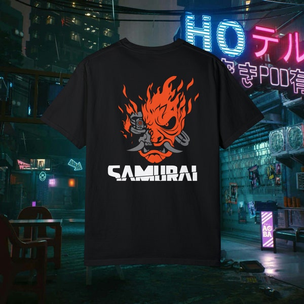 Cyberpunk Samurai Shirt - Etsy
