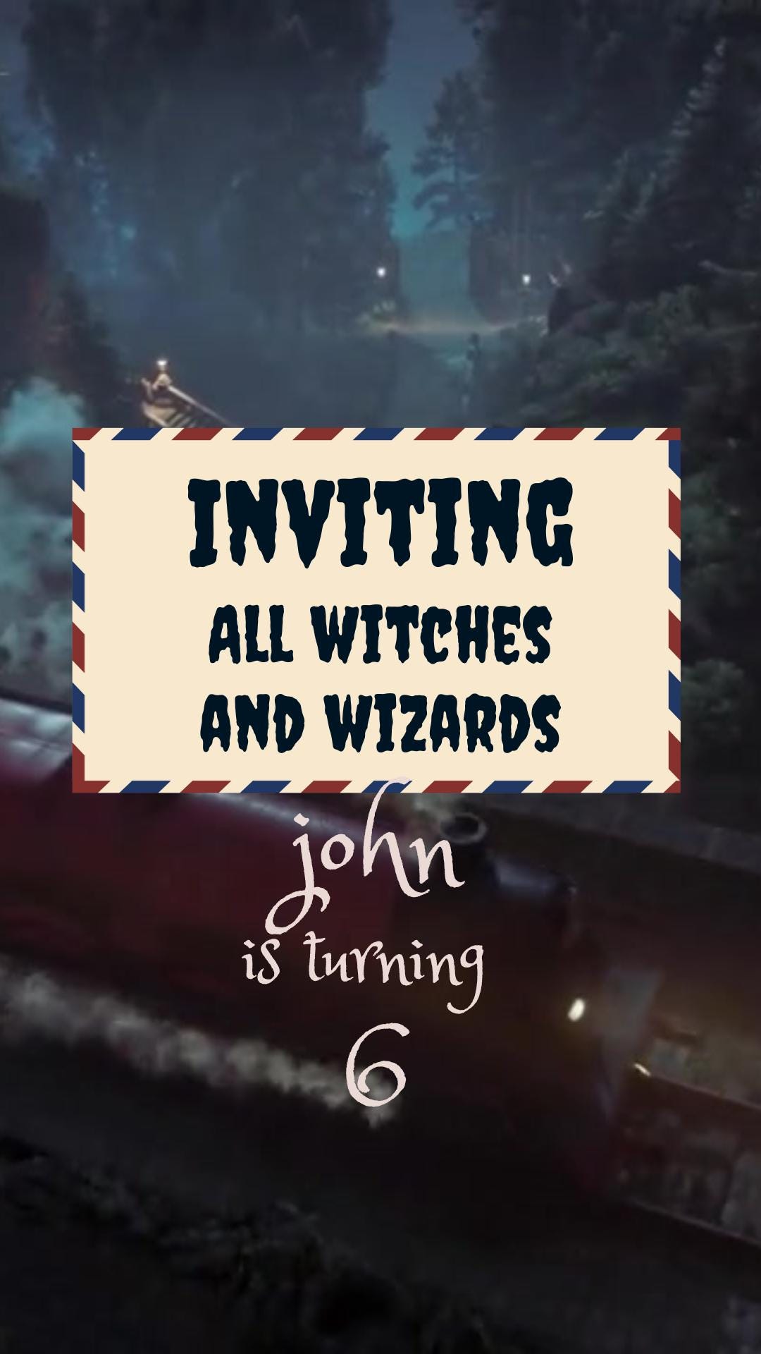 Wizard Video Invitation, Wizard Birthday Invite, Wizard Party Video ...