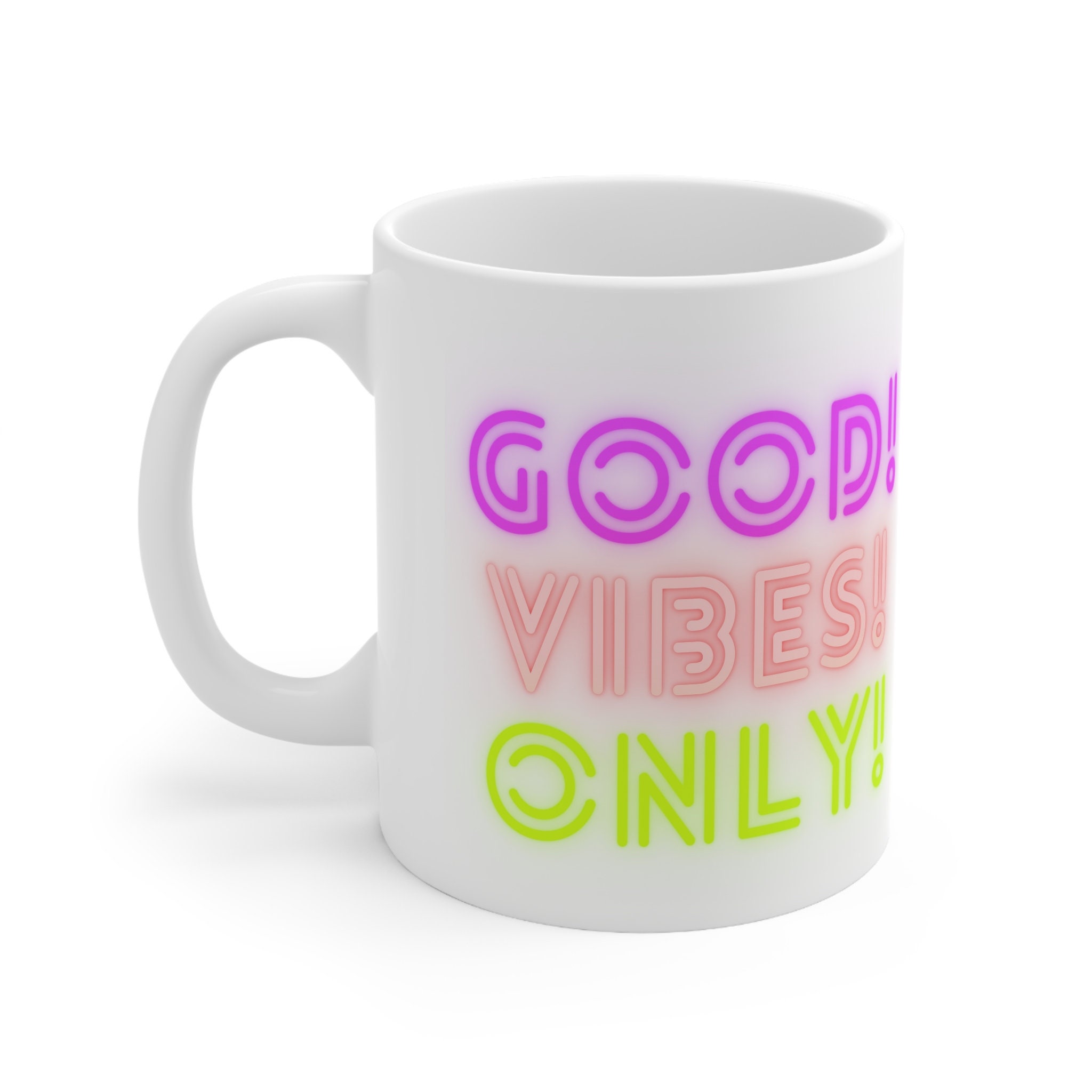 Good Vibes Only Coffee Mug Positive Vibes Cup Inspirational - Etsy