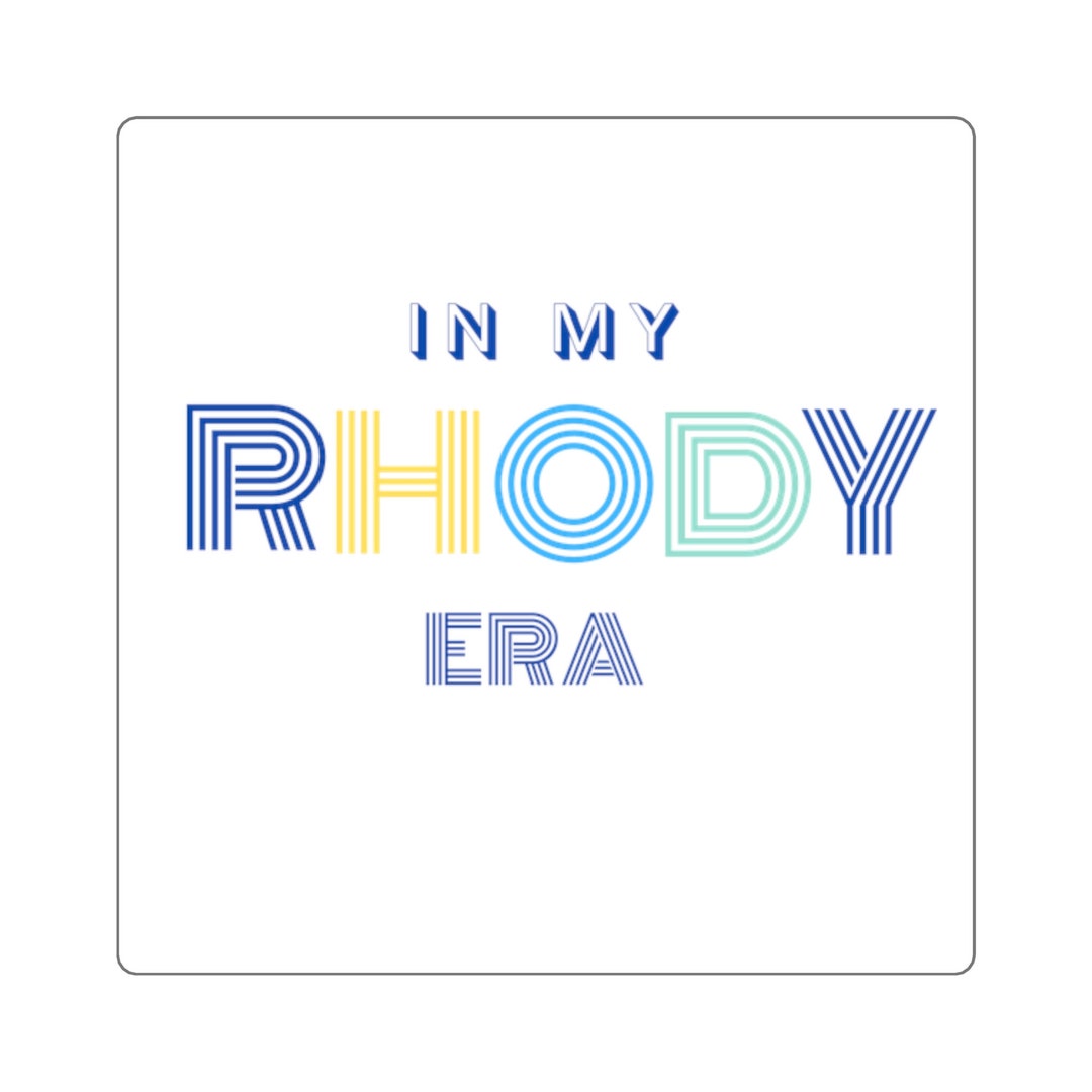 In My Rhody Era URI Square Stickers - Etsy