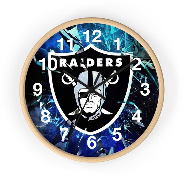 Raiders Wall Clock - Etsy