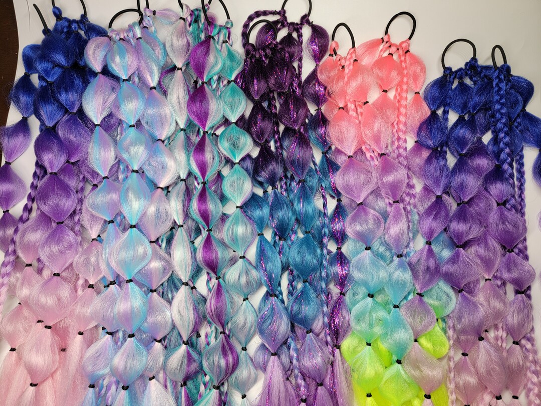 Create Your Own Rave Hair Ties/ Hair Extensions/ Festival Braids ...