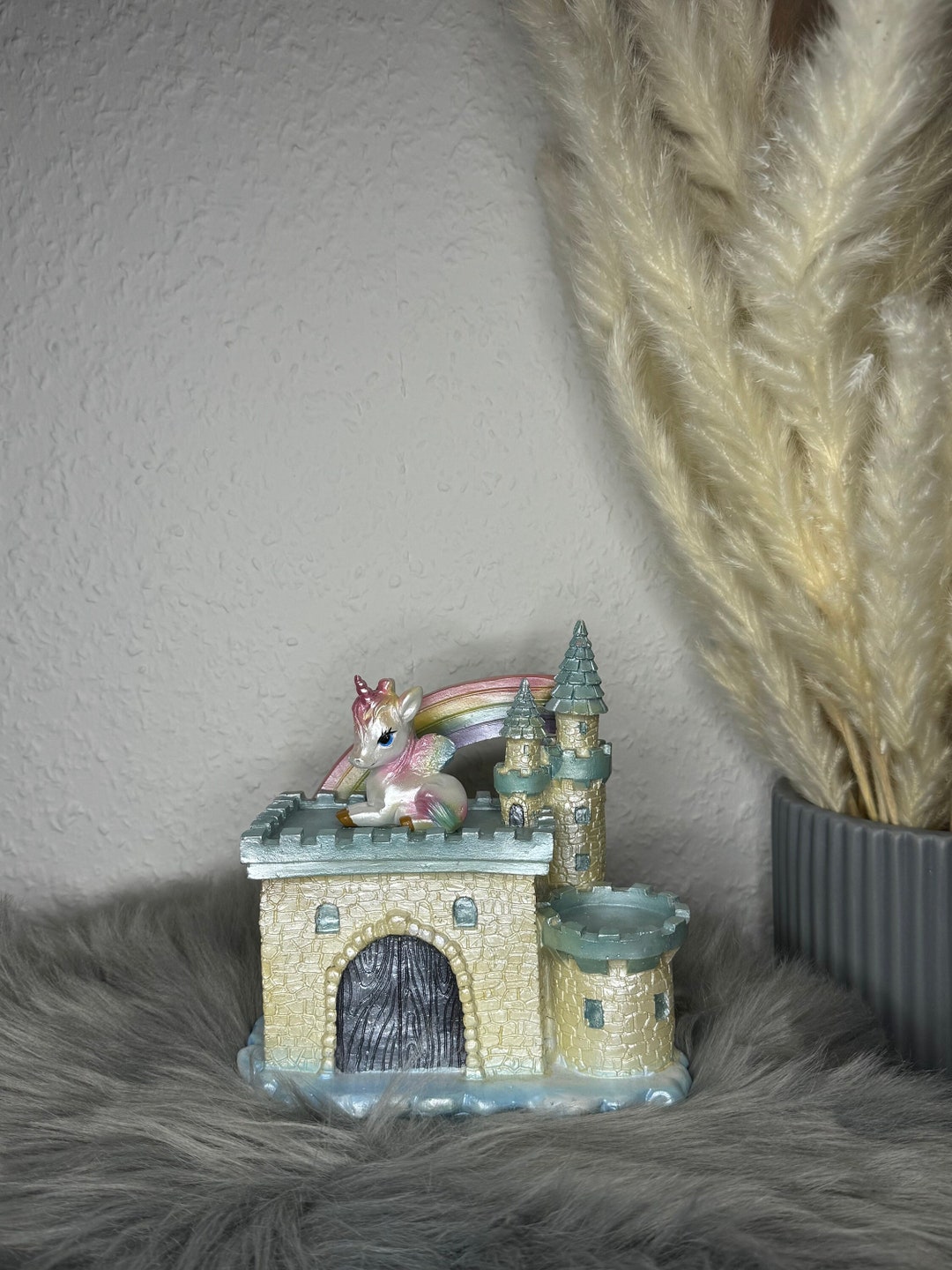 Giant Unicorn Castle Money Box Size Approx. 15.5 X 10 X 16 Cm - Etsy