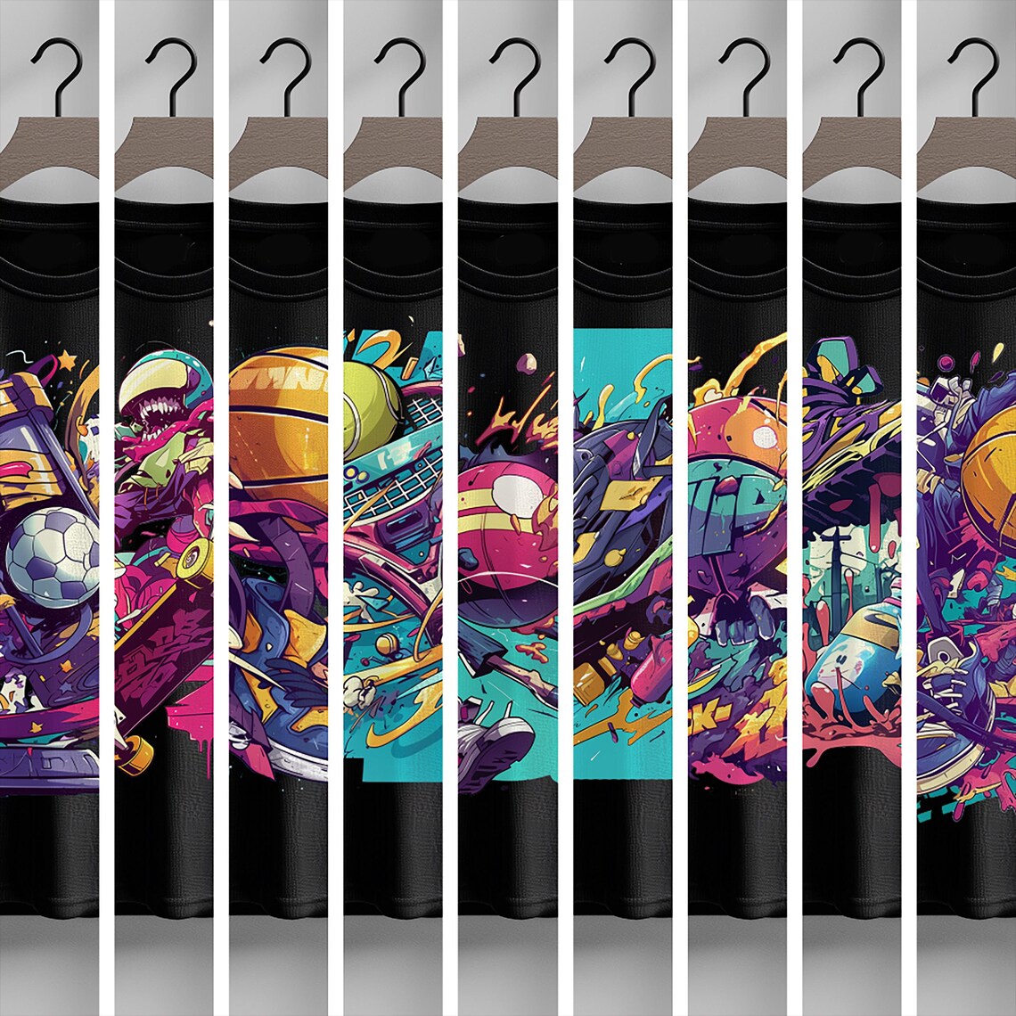 Multisport Urban T-shirt Design Bundle 2024 - 400+ High-quality PNG ...