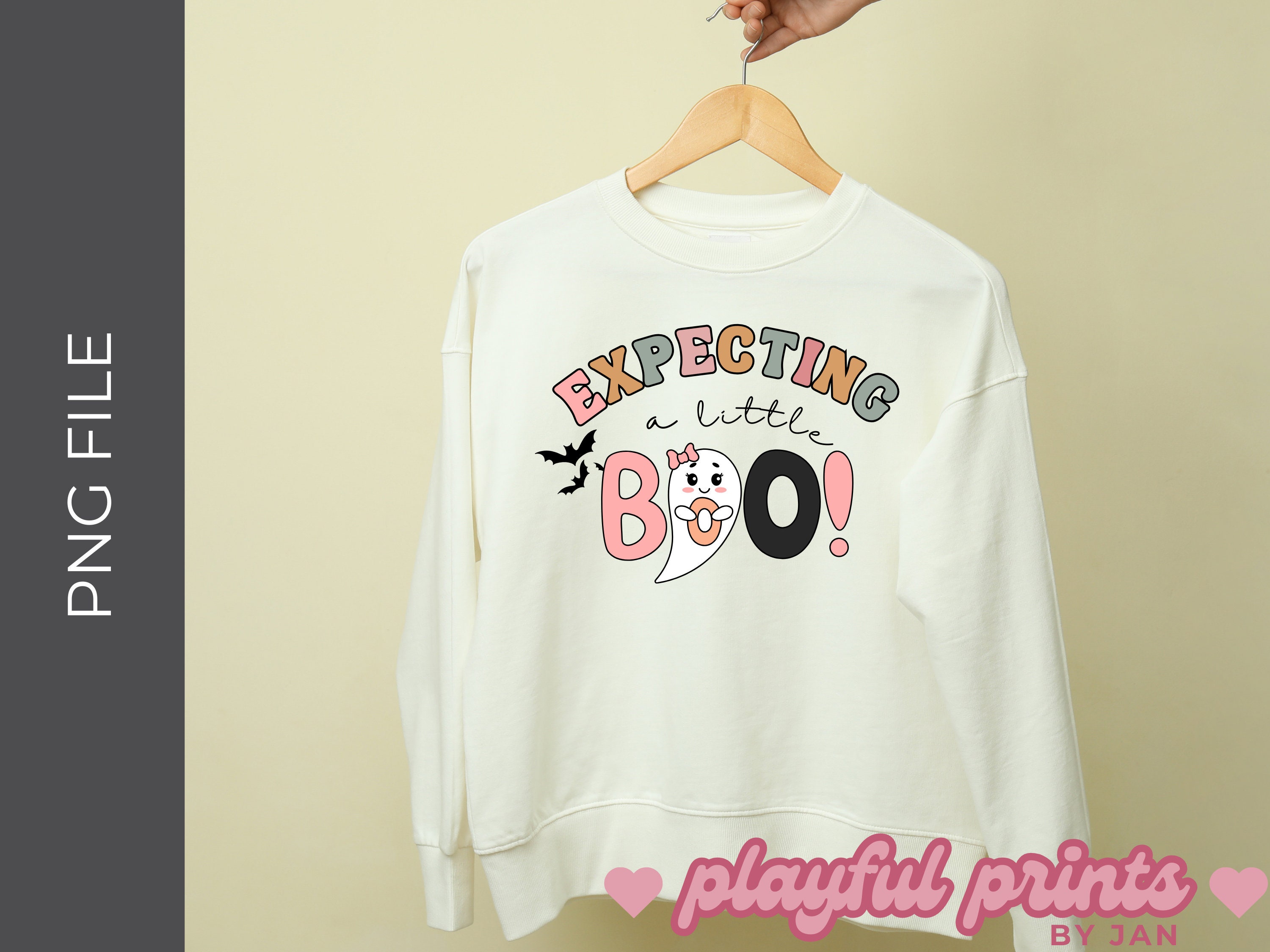 Pregnancy Halloween PNG - Expecting a Little Boo! - Etsy