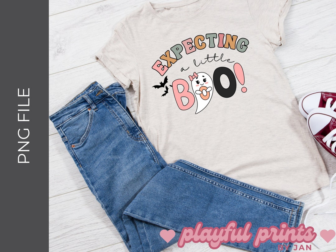 Pregnancy Halloween PNG - Expecting a Little Boo! - Etsy