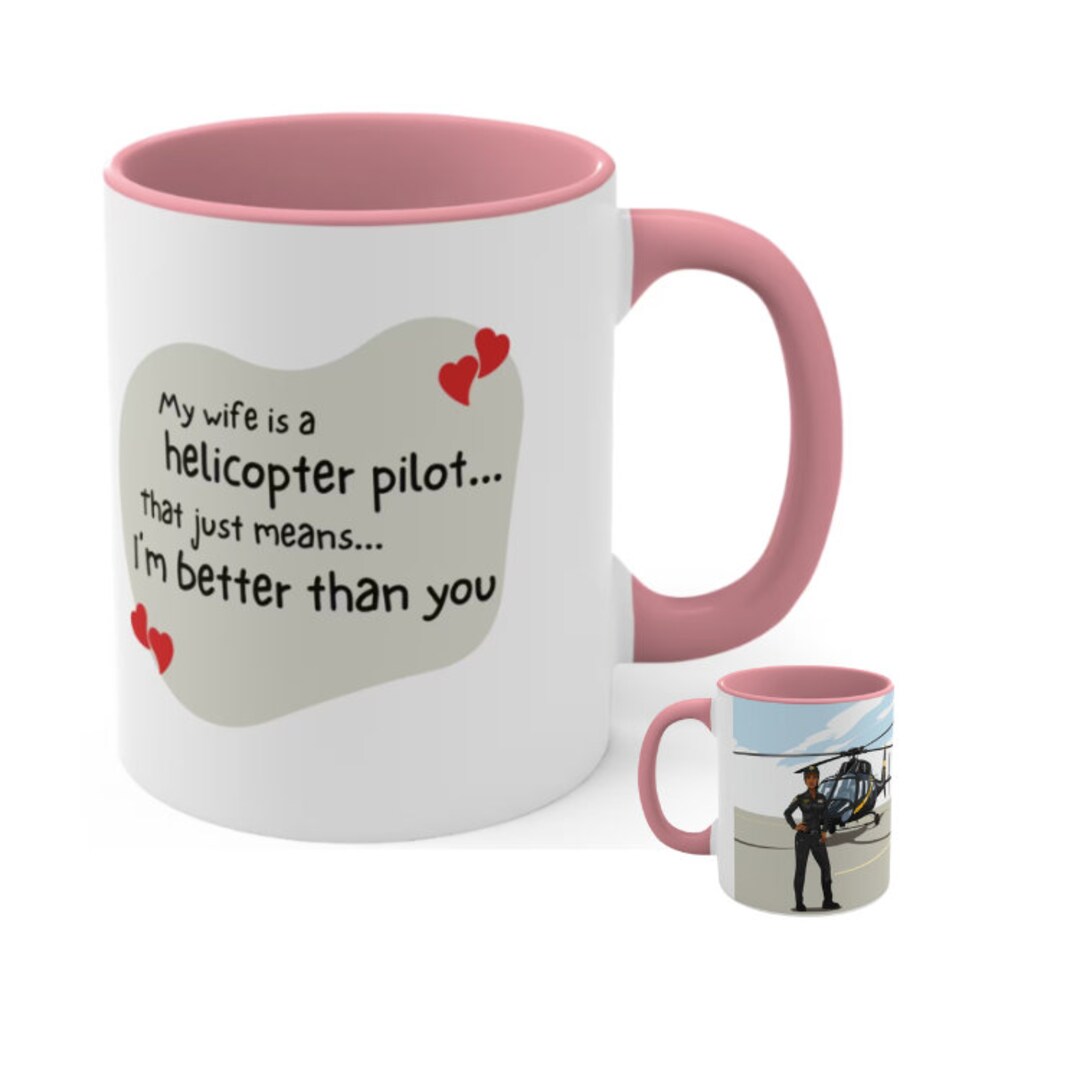 FREE SHIPPING Romantic Mug for Helicopter Pilot 7 - Etsy