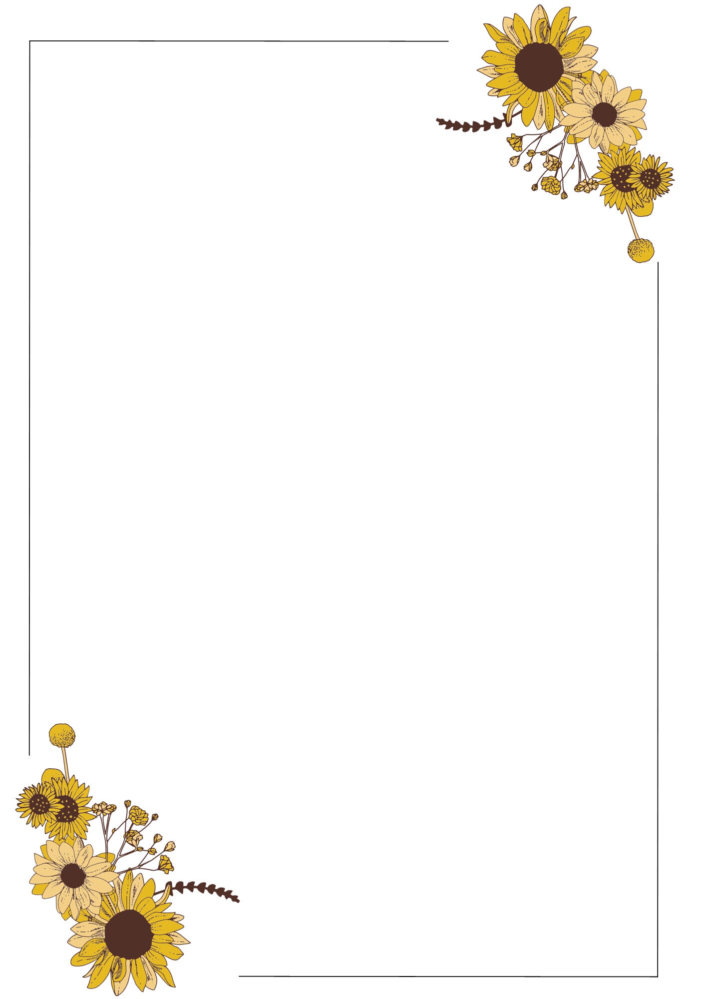 Sunflower Themed To-do List and Stationery - Etsy