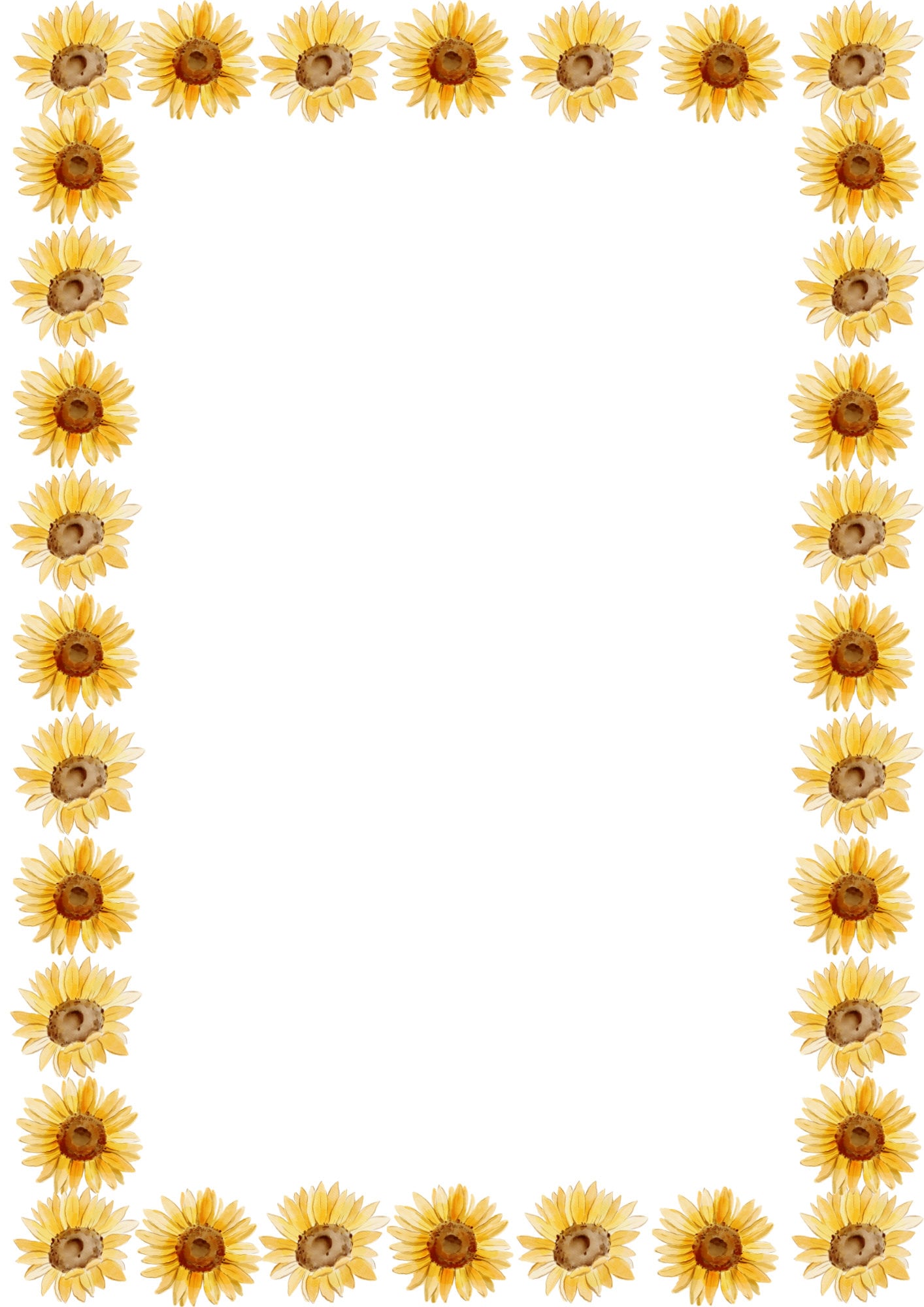 Sunflower Themed To-do List and Stationery - Etsy