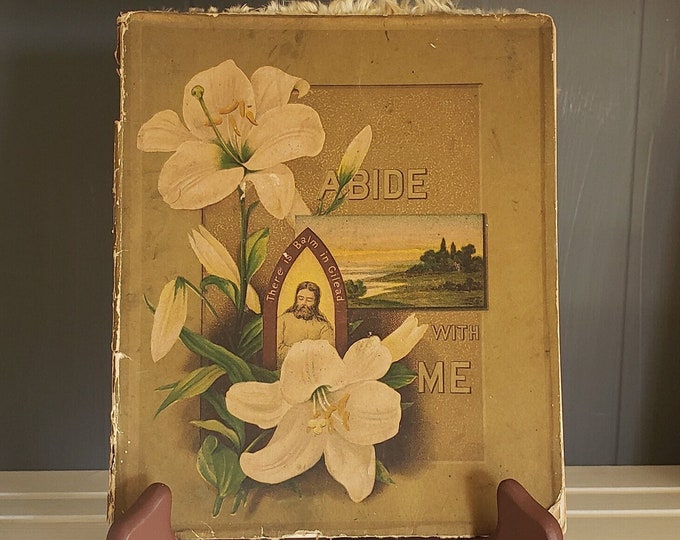 Abide With Me by Henry Francis Lyte (1877) - Etsy
