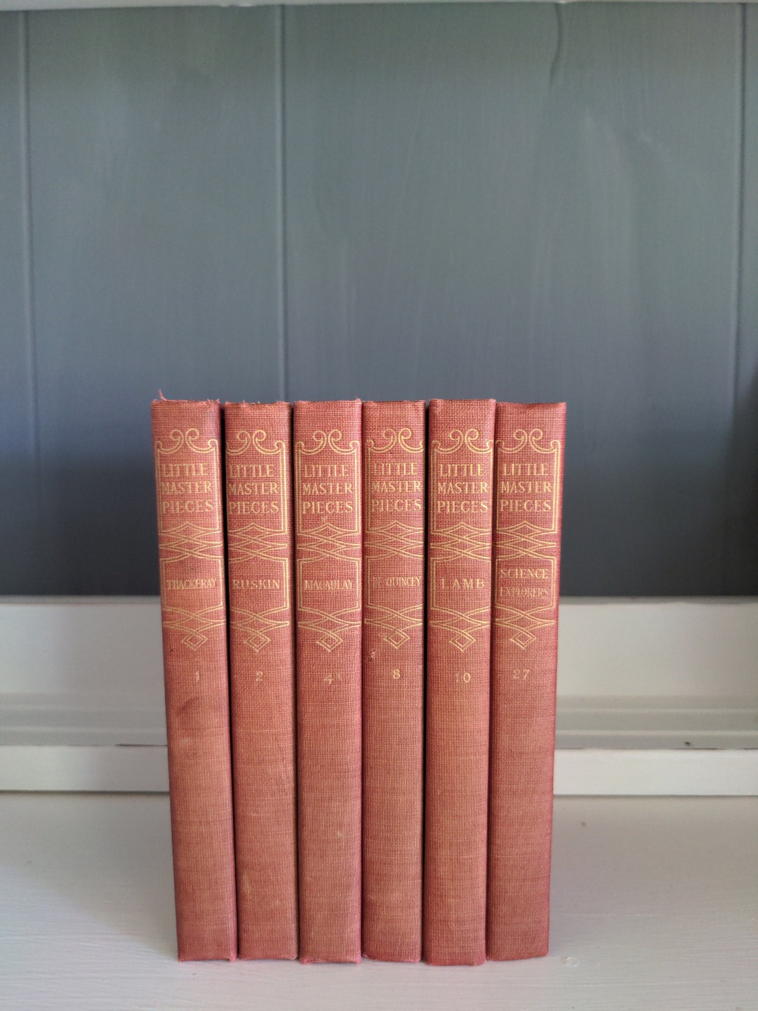 Little Masterpieces Books (volumes 1, 2, 4, 8, 10, and 27)(1909) - Etsy